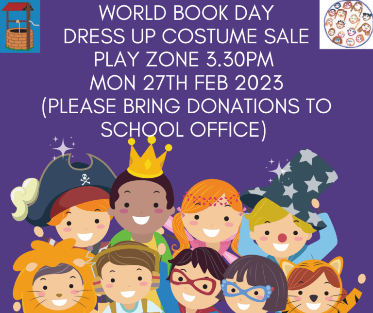 World Book Day Dress Up Sale Flyer - Stockwell Primary